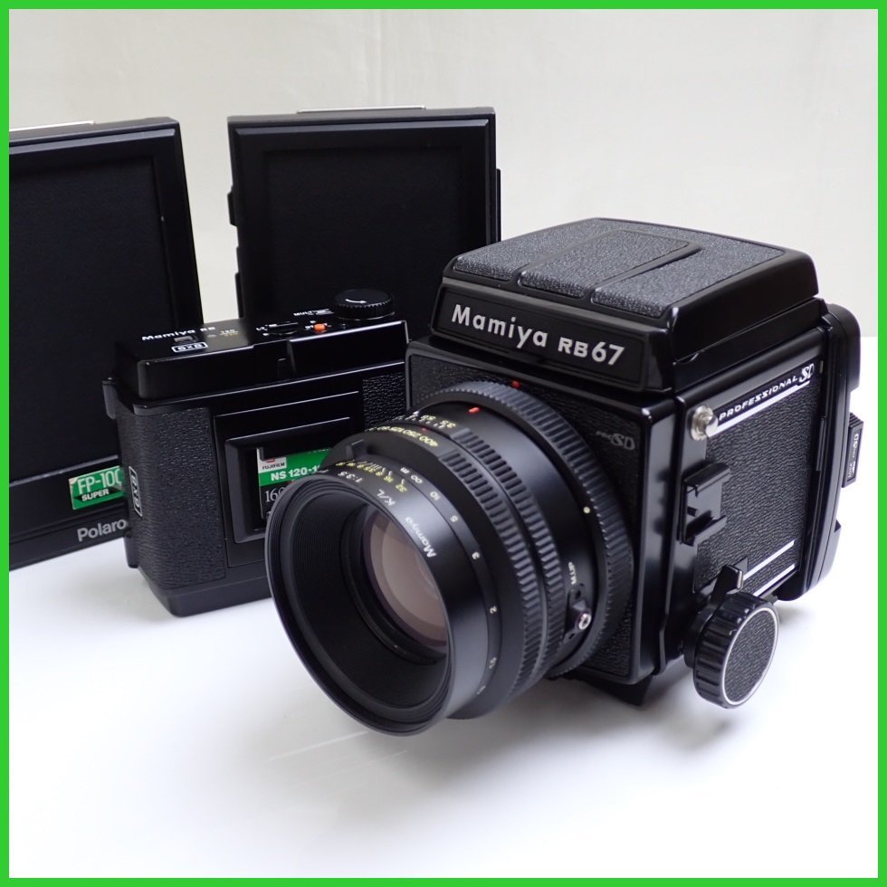 ★Mamiya/マミヤ 中判カメラ RB67 Pro SD + K/L 127mm F3.5 L レンズ/ポラロイドマガジン・フィルムホルダー付き/ジャンク扱い&1938900557 ...