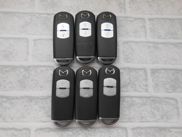 ☆6個セット/送料無料/マツダ/2ボタン/SKE13D-02/007-AD0231/CX-3(DK8FW)/CX-5/デミオ他/キーレス/スマートキー☆B2401-3 /【Buyee ...