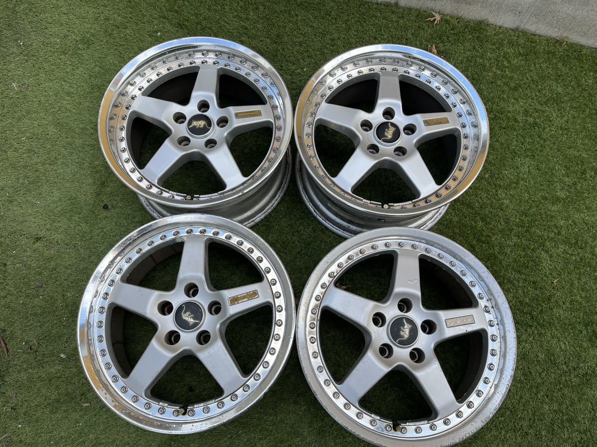 【希少】DESMOND ディスモンド WISE SPORTS ワイズスポーツ 17インチホイール4本セット 8J 9J PCD114.3 5穴 ...