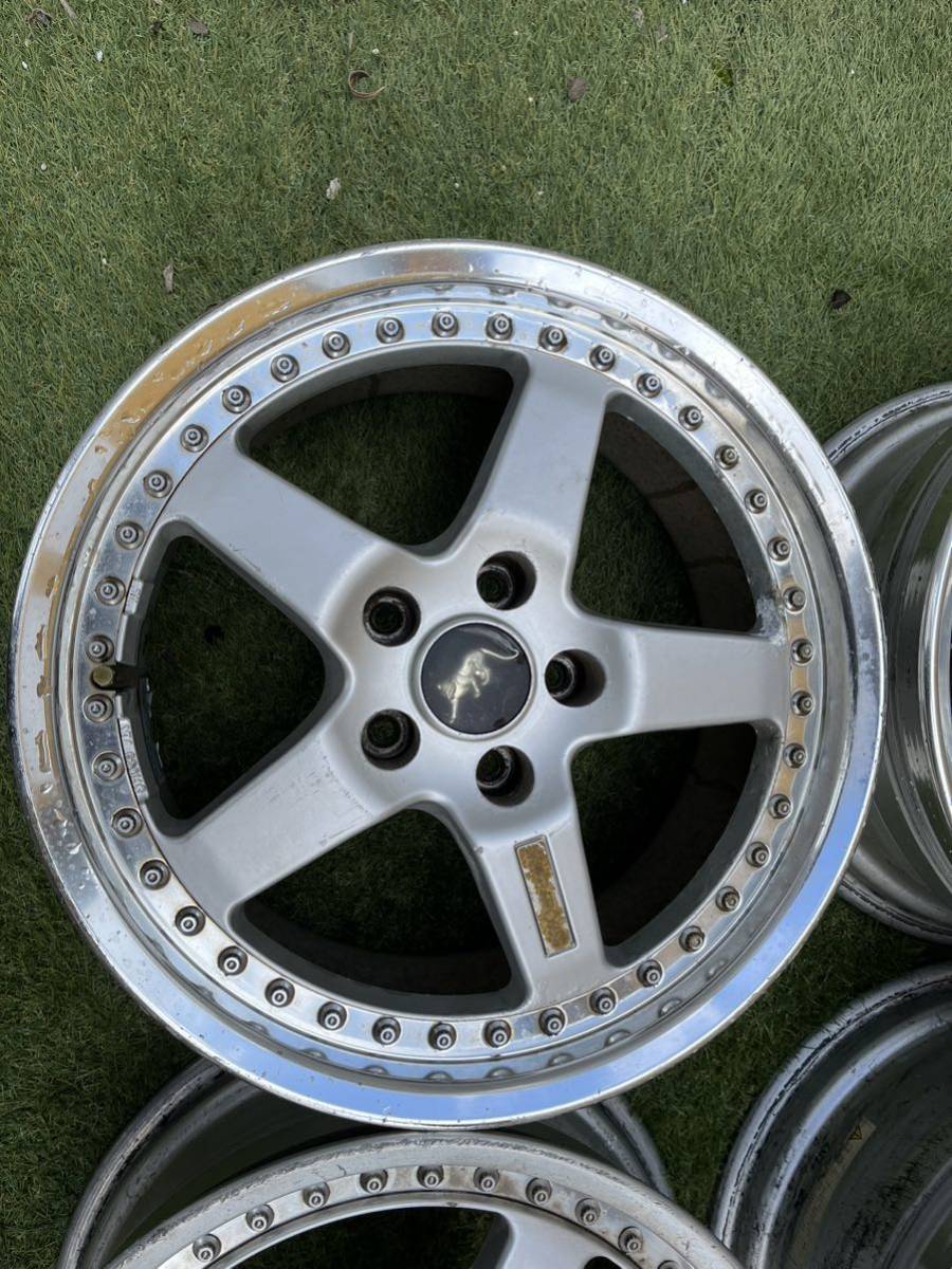 【希少】DESMOND ディスモンド WISE SPORTS ワイズスポーツ 17インチホイール4本セット 8J 9J PCD114.3 5穴 ...