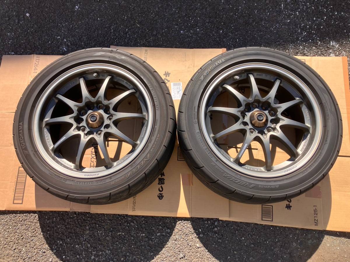 【ホイール2本】RAYS VOLK RACING CE28 16x7JJ +48 PCD114.3-5H 5穴 【タイヤ付き】ADVAN ...
