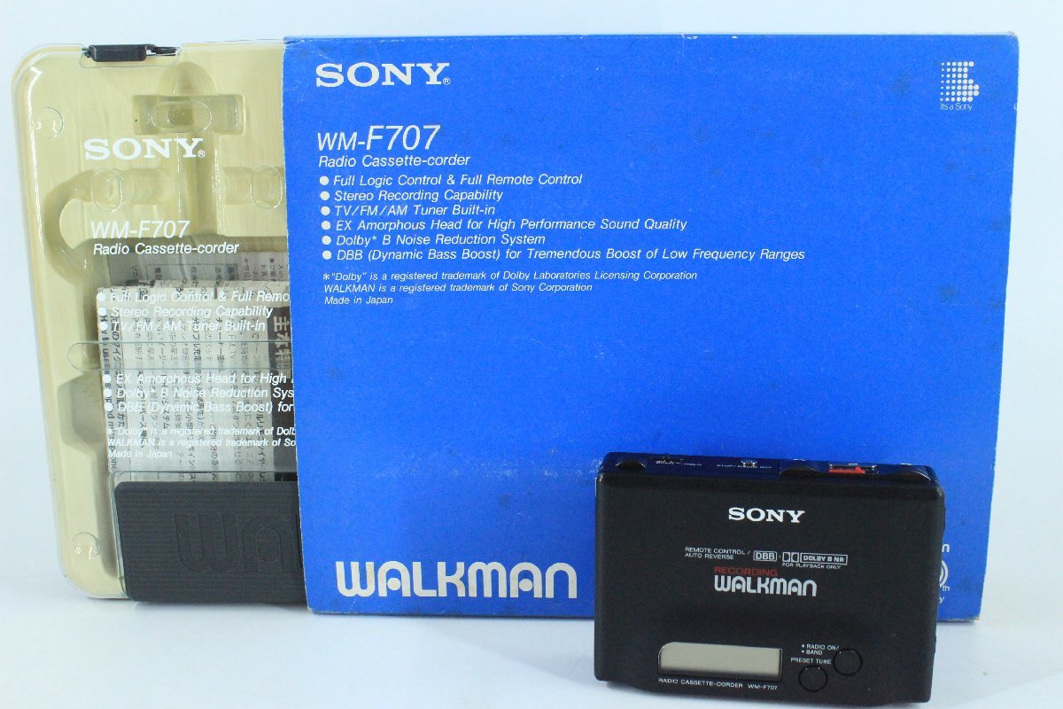 【箱付き】SONY/ソニー 〇 [WM-F707] Walkman/ウォークマン ポータブルカセットレコーダー 〇 #5899 /【Buyee】 Buyee - Japanese Proxy ...