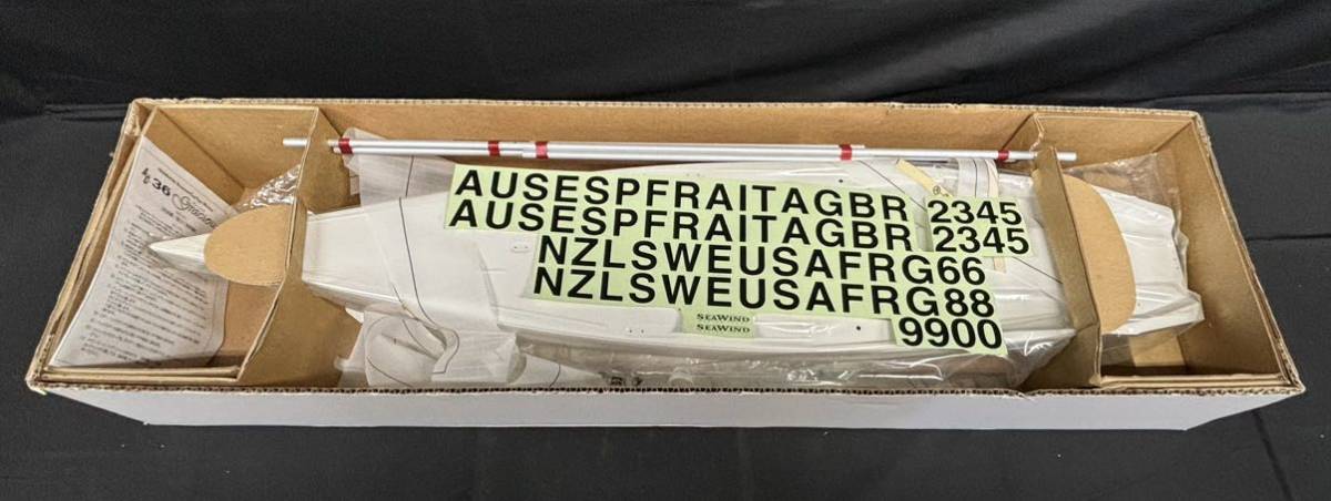 未組立 ヨット模型 AC36 Gracious グレーシャス 36/600 優勝艇 加藤忠志 America‘s Cup Type 36 ...