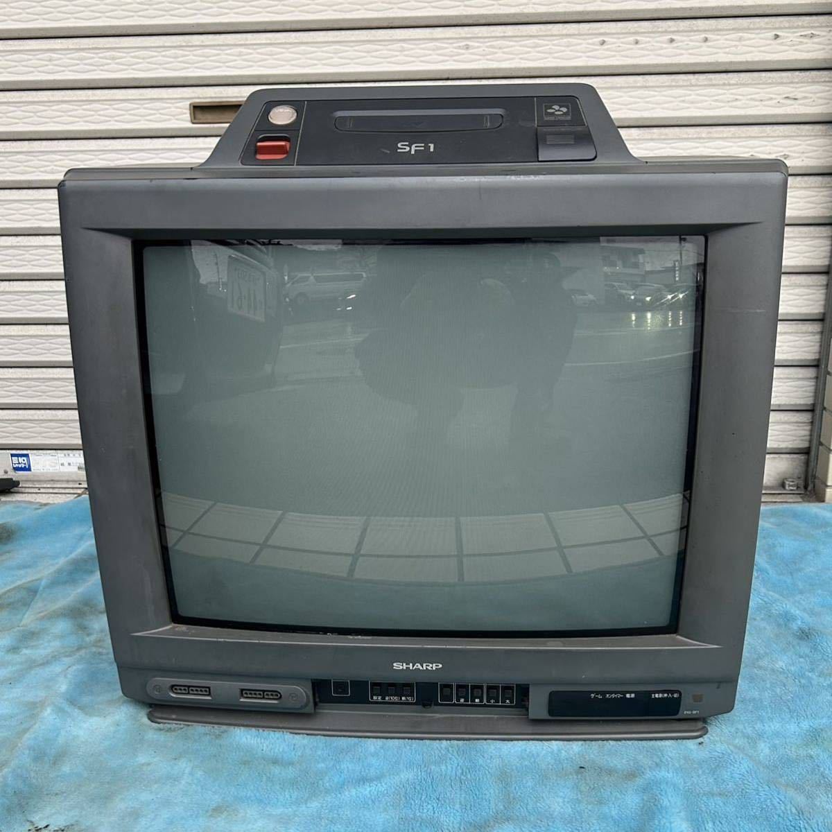 スーパーファミコン 内蔵テレビ 21G-SF1 21型 シャープSHARP ブラウン管テレビ 部品取り ジャンク品 /【Buyee ...
