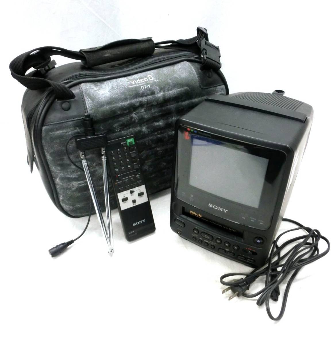 1000円スタート 8ミリビデオデッキ SONY TRINITRON ソニー トリニトロン Video 8 COMBO EV-DT2 90年製 通電のみ確認済 TKA RR8023 ...