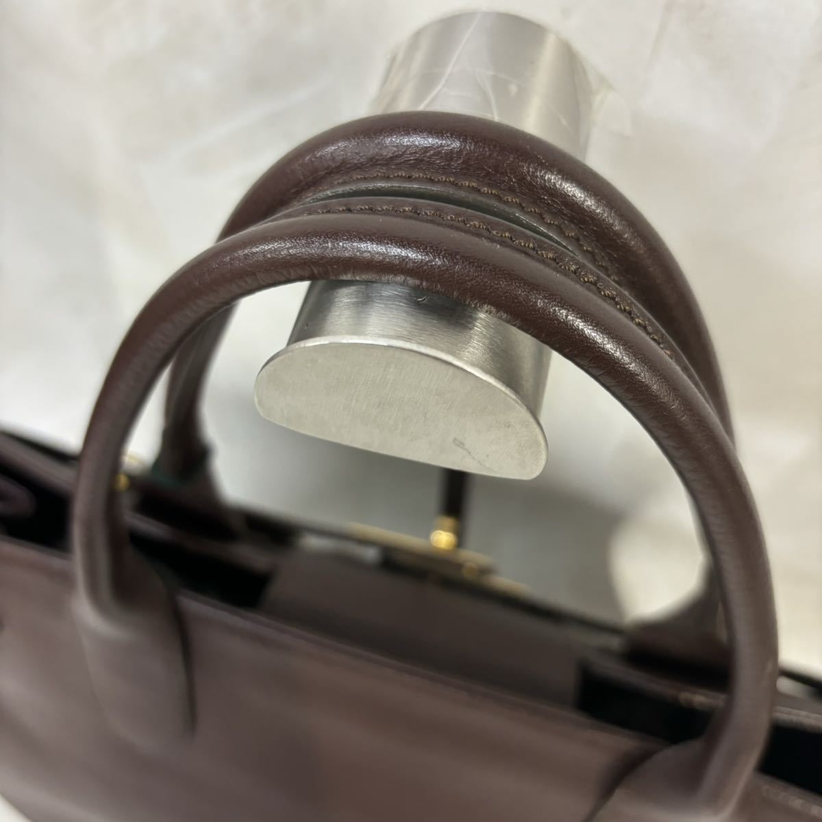 MORABITO モラビト レザーバッグ ハンドバッグ ブラウン系 ゴールド金具 鍵付 本革 レディース 鞄 /【Buyee】 Buyee ...