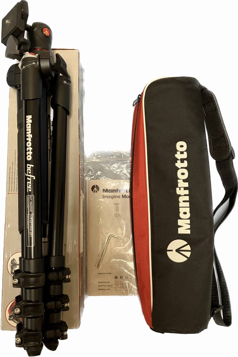 Manfrotto コンパクト三脚 Befree アルミ 4段 ボール雲台キット MKBFRA4-BH /【Buyee】