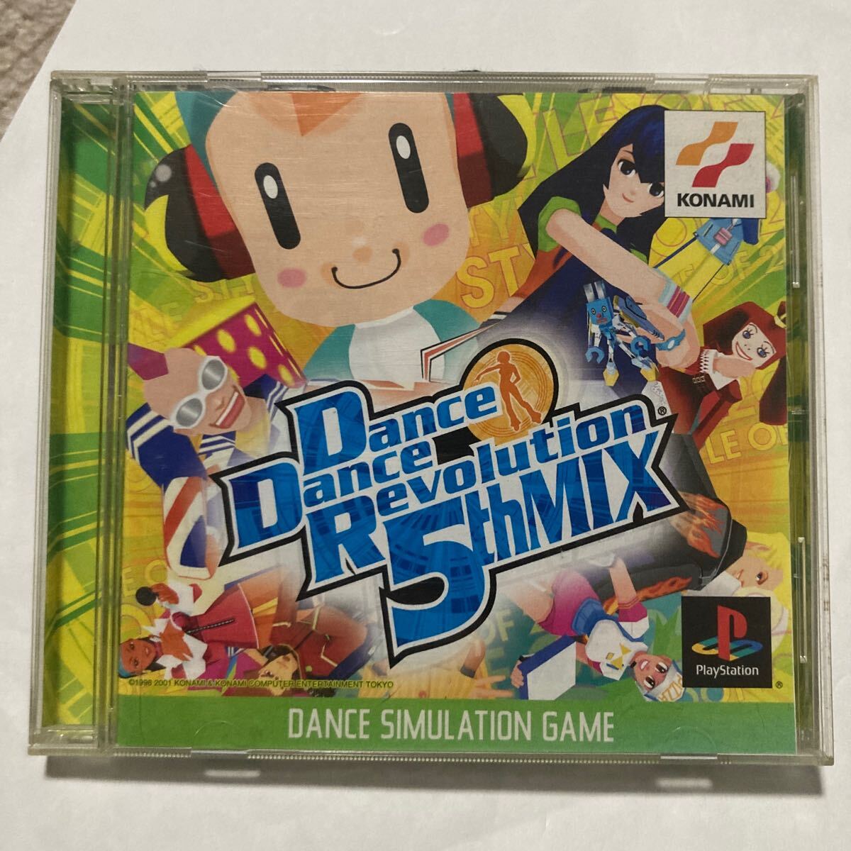 送料無料 PS プレイステーション ダンスダンスレボリューション フィフスミックス Dance Dance Revolution DDR ...