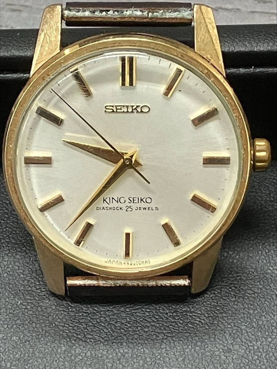 #2564A KING SEIKO キングセイコー 442000 25石 手巻 25 jewels 本体のみ 稼動品 現状品 /【Buyee ...