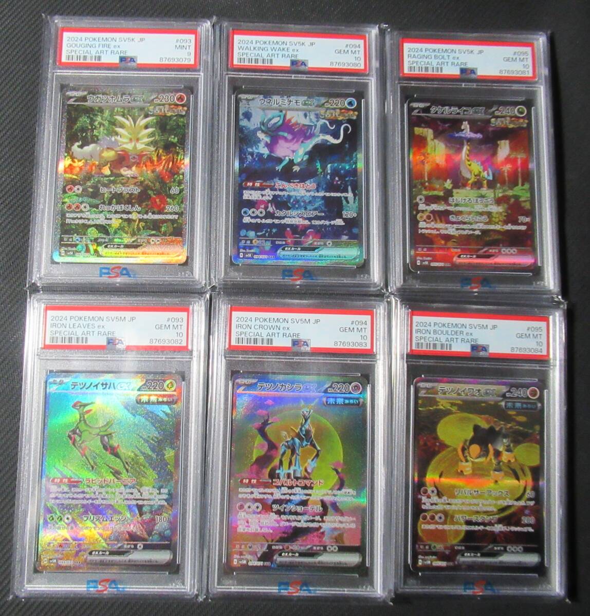 ポケモンカード PSA10 タケルライコex SAR、ウネルミナモex SAR、テツノカシラex SAR等 古代ミライポケモン6連番 /【Buyee】 Buyee - Japanese ...