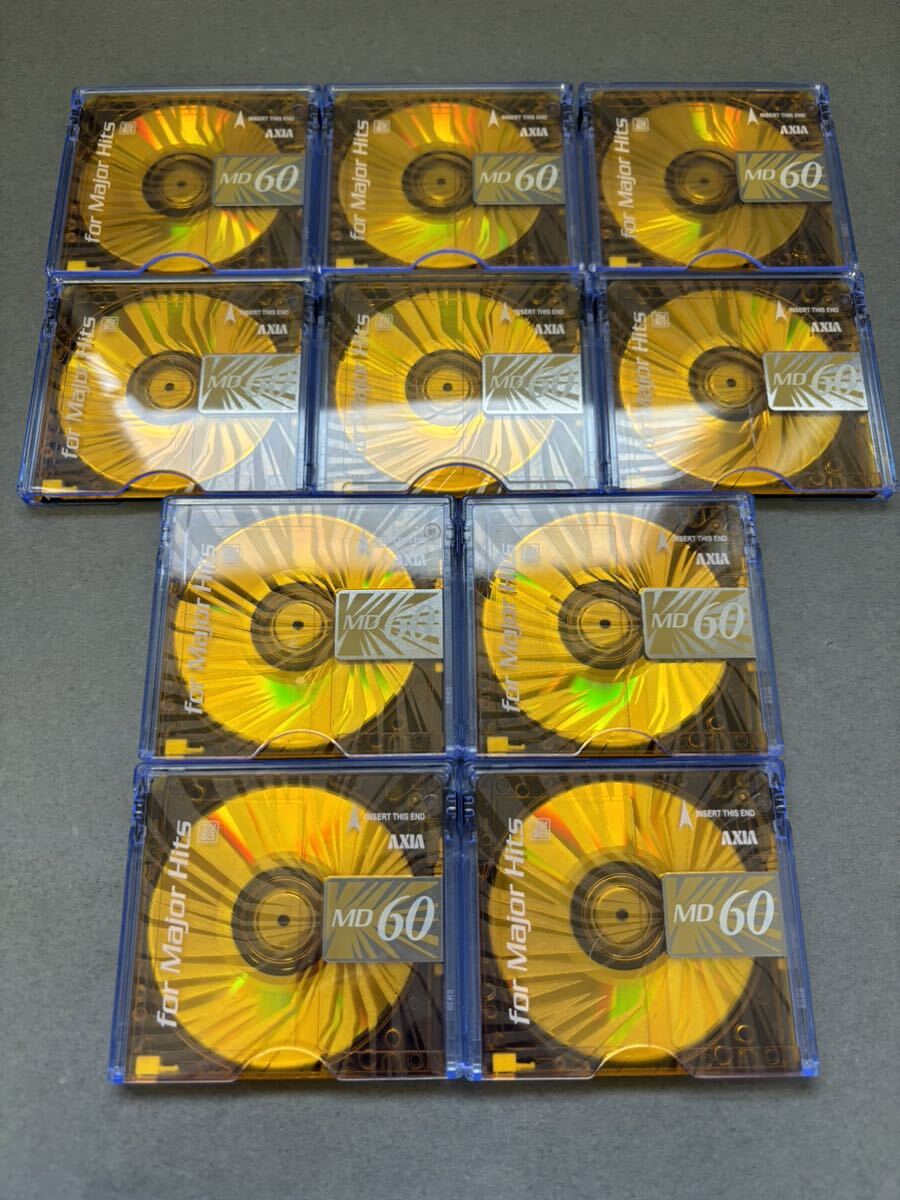 MD ミニディスク minidisc 中古 初期化済 AXIA アクシア For Major Hits 60 オレンジ 10枚セット ...