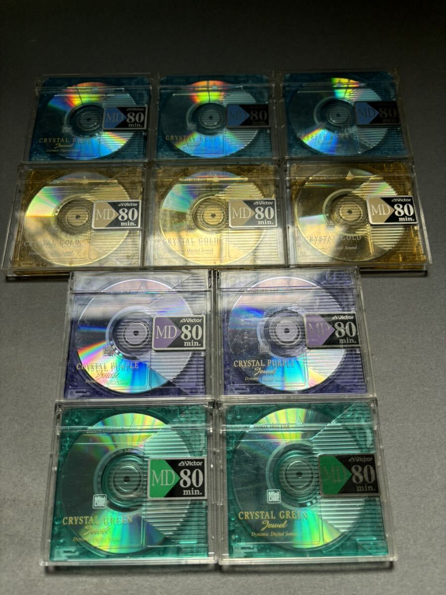 MD ミニディスク minidisc 中古 初期化済 Victor ビクター CRYSTAL 80 10枚セット /【Buyee】 Buyee ...