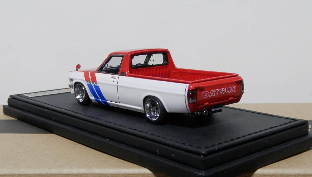 イグニッションモデル IG1119 1/43 Nissan Sunny Truck (B121) Longd Red/White ...