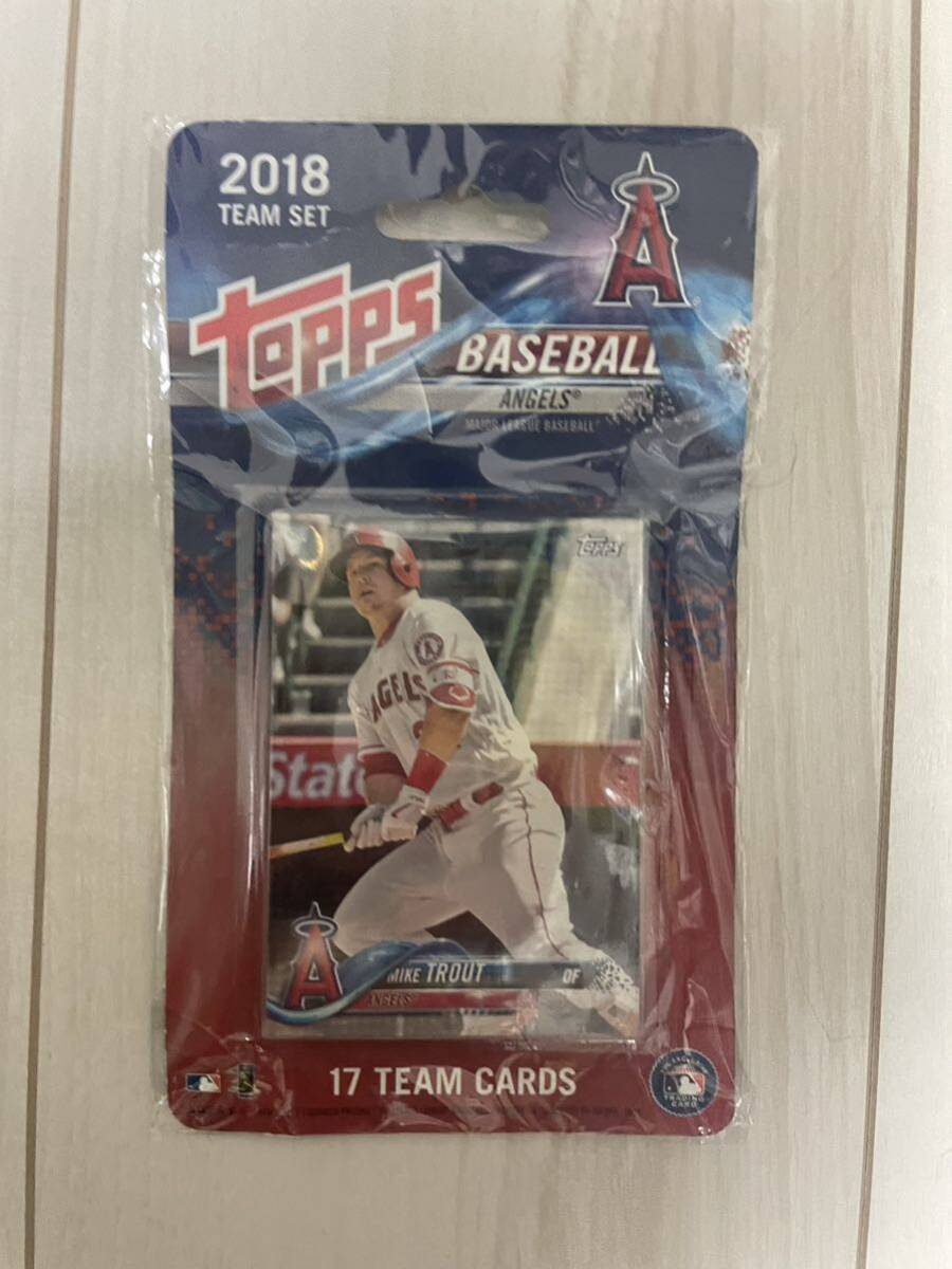 【未開封】大谷翔平 Topps 2018 MLB ANGELS TEAM SET エンゼルス チームセット ルーキーカード Shohei ...