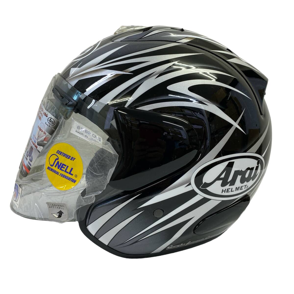 【未使用品】 Arai アライ SZ Ram3 STELLA ステラ フルフェイスヘルメット XLサイズ 黒系 ブラック系 7657-100 ...