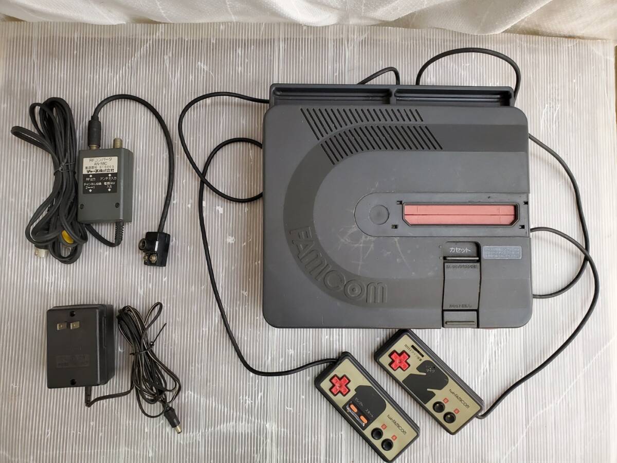 SHARP シャープ TWIN FAMICOM AN-500B ツインファミコン ファミコン 電源アダプター RFコンバータ付き ...