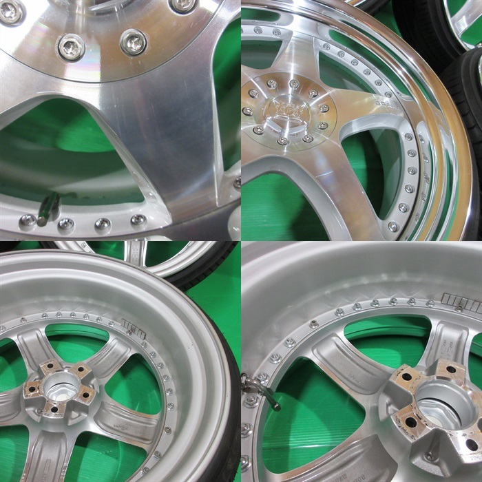 極上 JUNCTION PRODUCE SCARA 235/30R21 255/30R21 2021-2022年超バリ山夏タイヤ 90%-95 ...