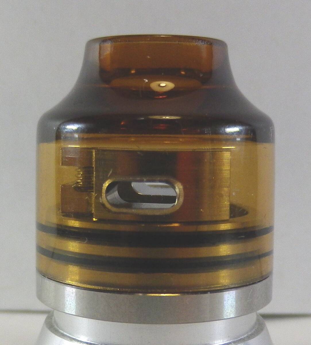 VAPE WASP NANO RDA 22mm BF対応アトマイザー【CLONE】 クリア・ブラウン CAP 新品 /【Buyee】