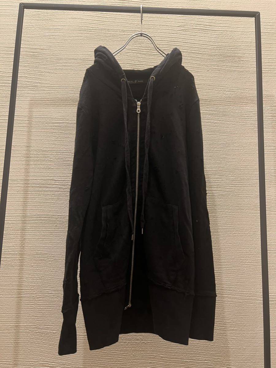00s NOID grunge hoodie japanese label archive damage boro super rare ifsixwasnine rick owens goa ...