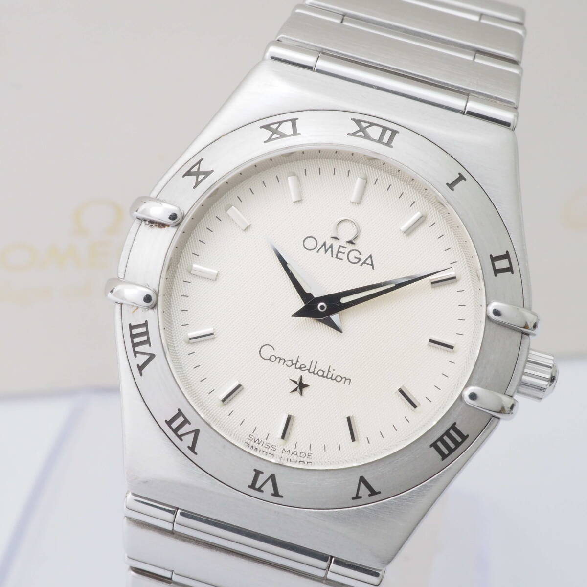 オメガ コンステレーション Ref,795.1201 Cal,1456 OMEGA Constellation クォーツ 白文字盤 ローマン レディース腕時計+元箱[57017937-ZE8 ...