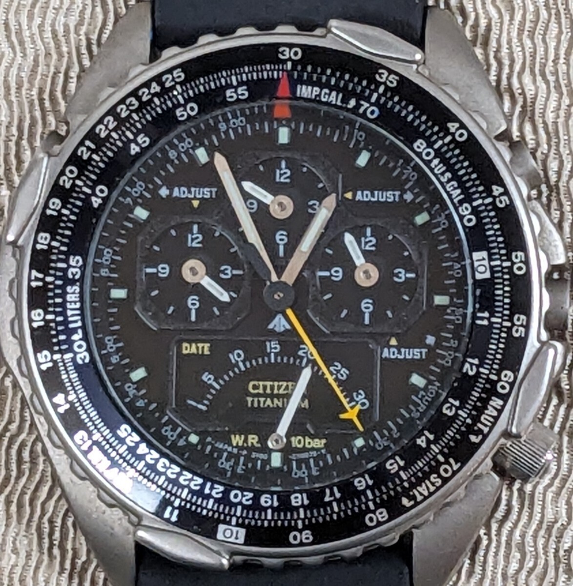 CITIZEN Promaster Wingman TITANIUM 3110-C10055 4ケ国時刻表示 稼働品 /【Buyee ...