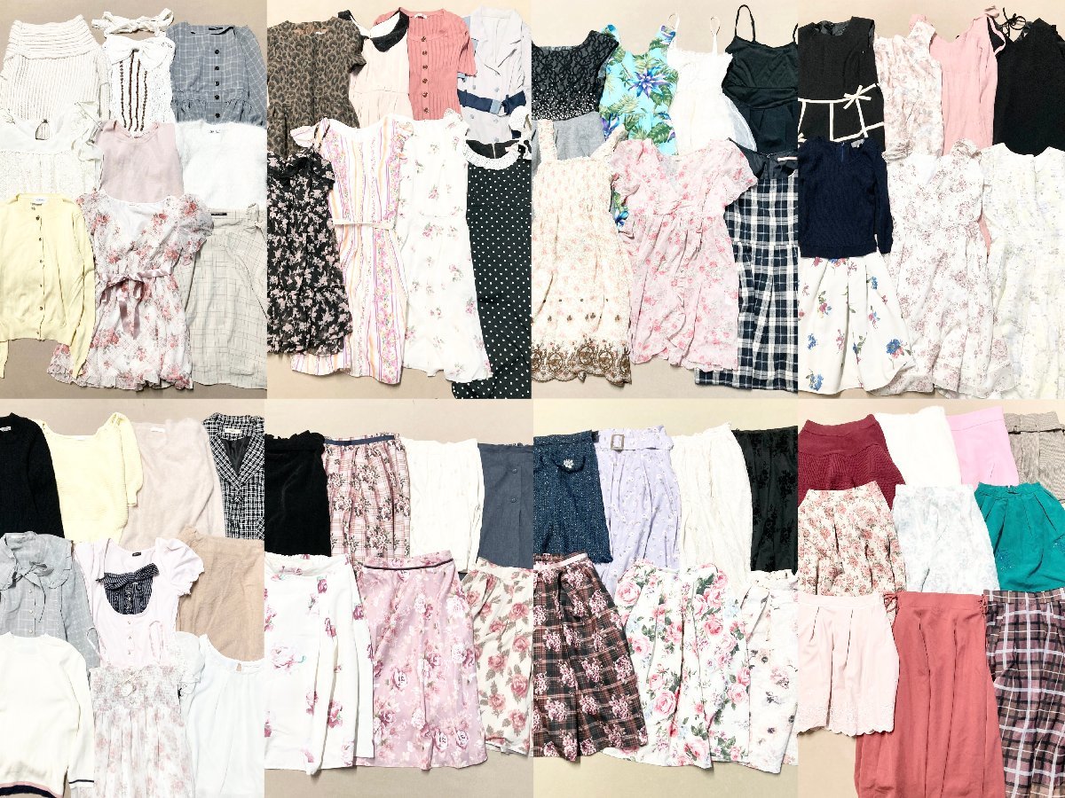 ★量産型 地雷系 レディース 65点 まとめ LIZ LISA SNIDEL dazzlin JILL トップス スカート ワンピース コート 他 姫 卸 現状品 20kg★ /【Buyee ...