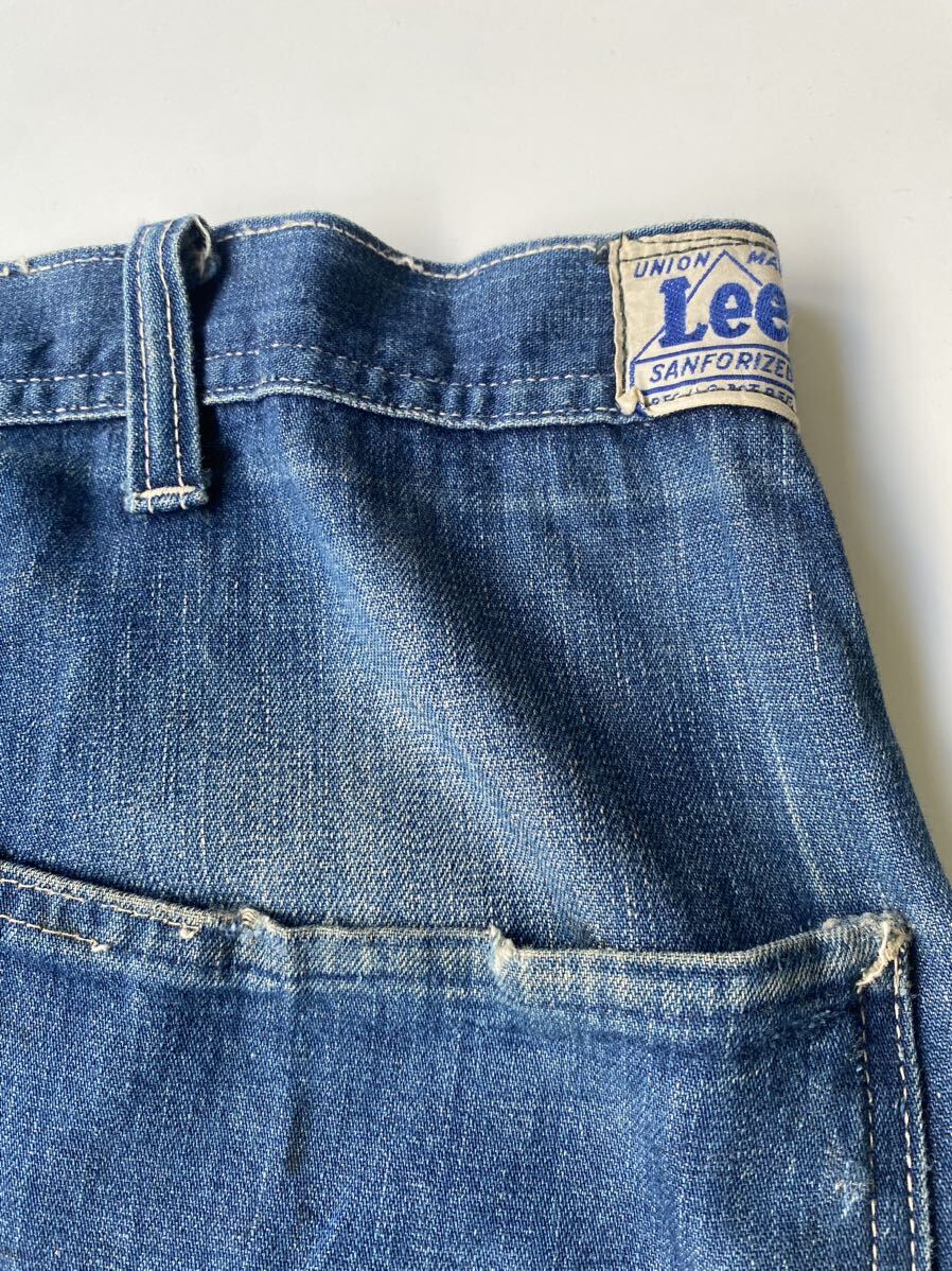 40s Lee 11W ペインターパンツ 501 501XX Levis 50s vintage 91-J カバーオール ジーンズ ヴィンテージ オリジナル デニム 60s 507 557 ...