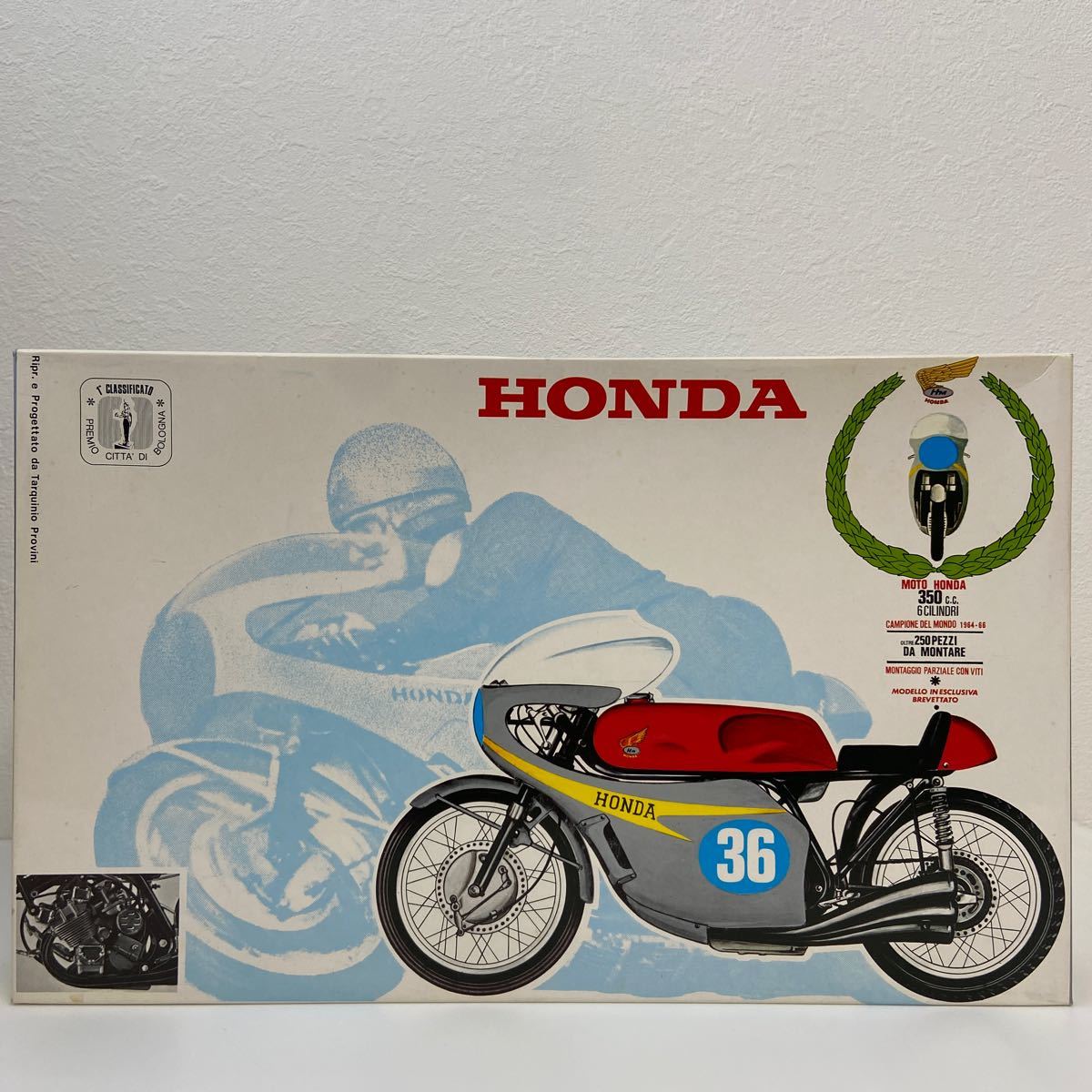 未組立 PROTAR MOTO HONDA 350cc 6CYL #36 1/9 プロター製 ホンダ 6気筒 GP RC166 Rc174 ...