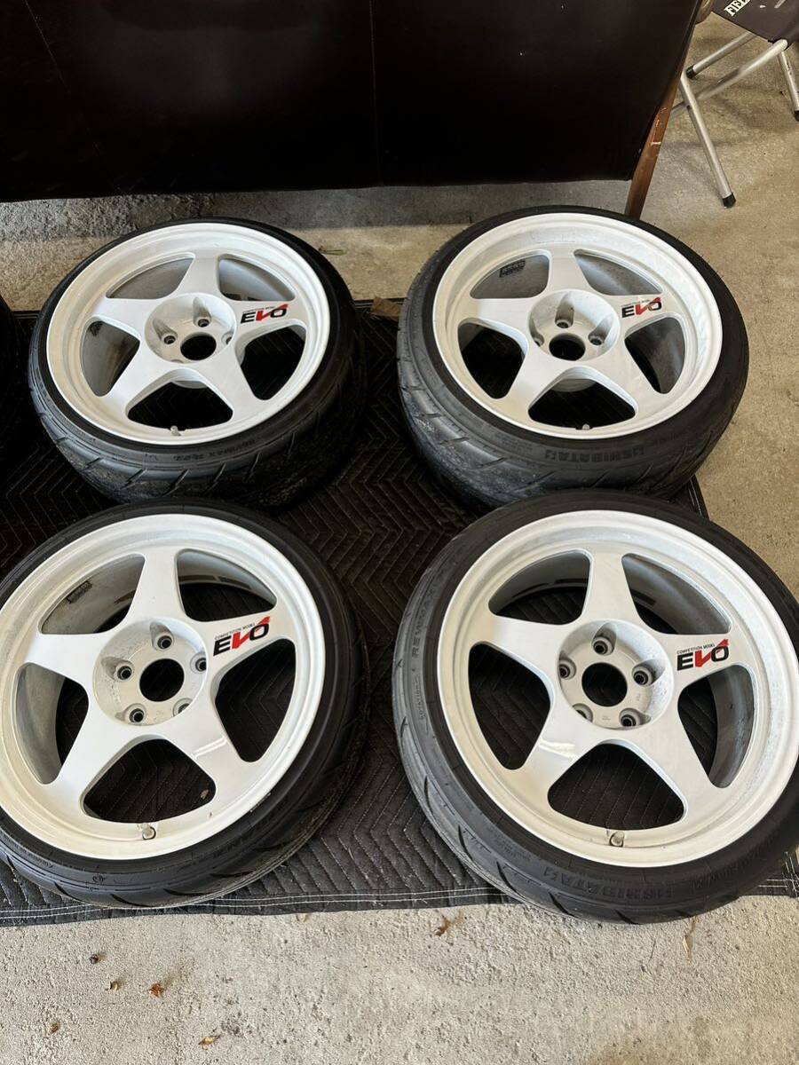 DESMOND REGAMASTERリーガマスターEVO2 17インチ PCD114.3 5H 5穴8j＋38 2本 9j＋22 2本 美品 ...