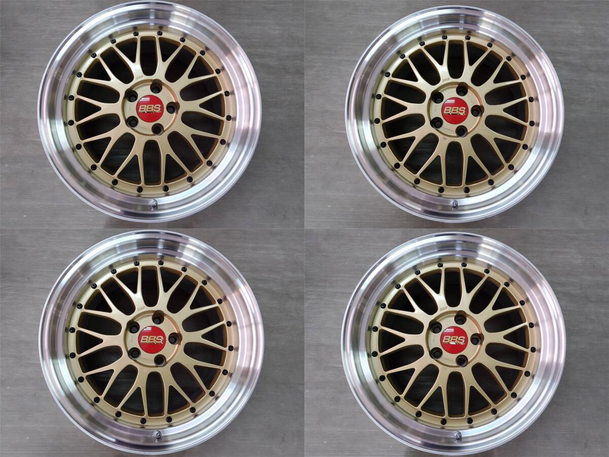 送料無料 【 BBS LM LMP086 4本 】 18インチ 10J +20 PCD114.3 5H ハブ径約66mm ゴールド ハブリング付き 【602081ジ】 /【Buyee ...