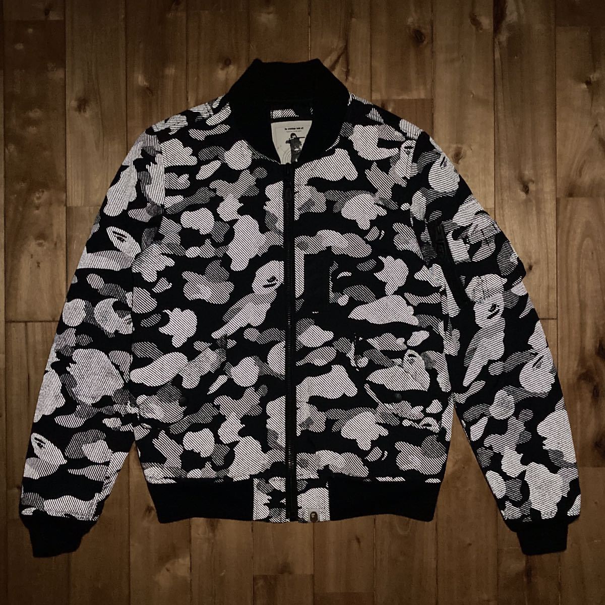 REFLECTION CAMO MA-1 Bomber Jacket Sサイズ a bathing ape BAPE エイプ ベイプ アベイ ...