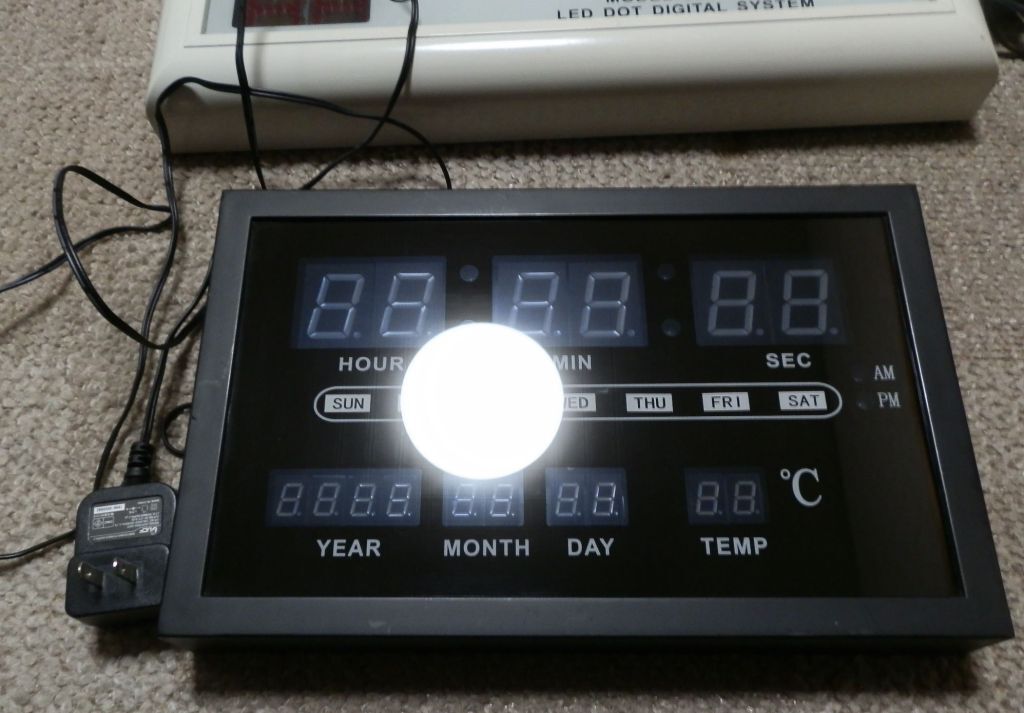 JDL-685/LOT 7091 デジタル壁掛け時計 LEDカレンダークロック★まとめて /【Buyee】 Buyee - Japanese Proxy Service | Buy from ...