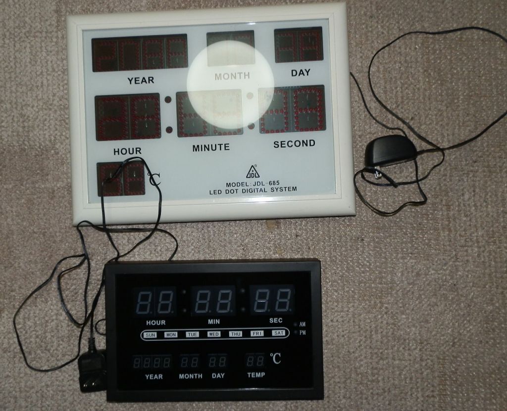 JDL-685/LOT 7091 デジタル壁掛け時計 LEDカレンダークロック★まとめて /【Buyee】 Buyee - Japanese Proxy Service | Buy from ...