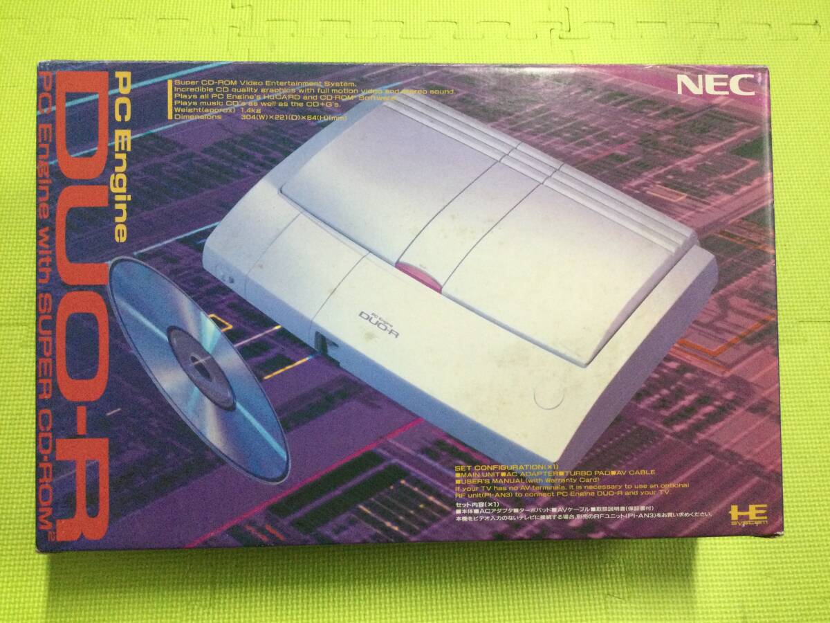 【GN4952/100/0】ジャンク★NEC PC Engine DUO-R 本体セット★デュオR★PCエンジン★ピーシーエンジン★SUPER CD ROM2★レトロ★ゲーム機★ ...