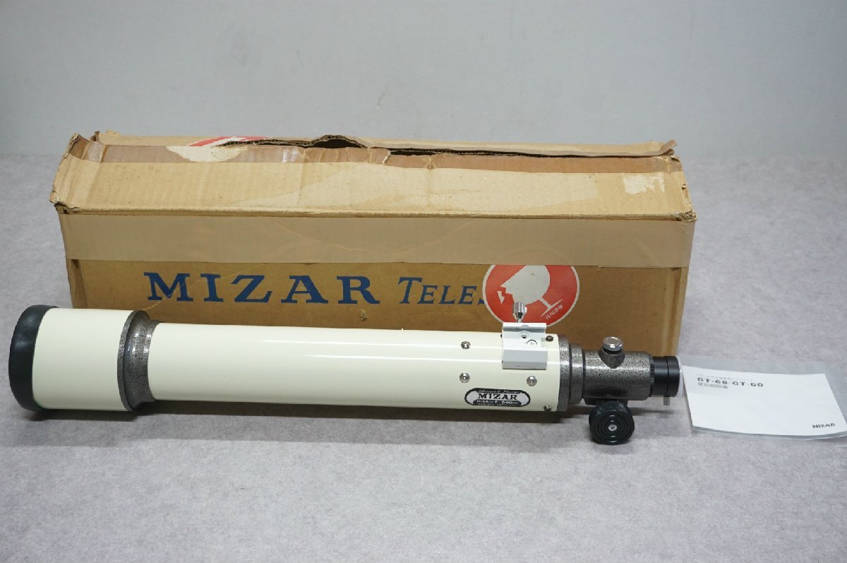 [SK][D4263910] MIZAR ミザール GT-68型 D=68mm F=600mm 天体望遠鏡 サブスコープ 鏡筒 元箱、使用説明書付き /【Buyee】 Buyee ...
