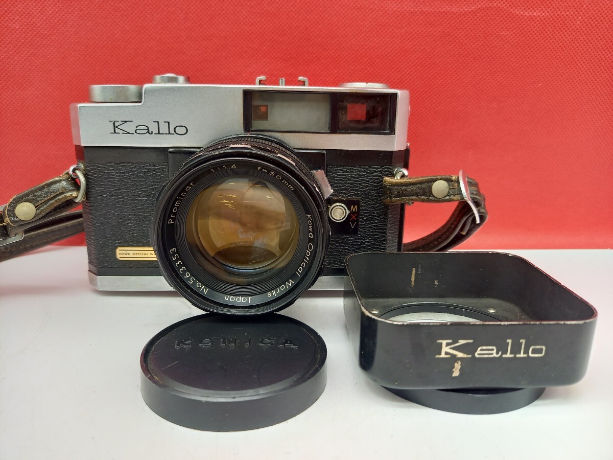 KOWA Kallo 一眼レフ フィルムカメラ Kowa Optical Works Prominar 1.4/50mm レンズ 動作確認済 シャッターOK コーワ /【Buyee ...