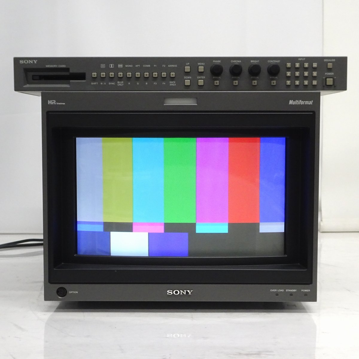 SONY BVM-D14H1J 14型HRトリニトロン放送用モニター (HD-SDI・アナログコンポーネント/使用時間38337時間）【中古 ...