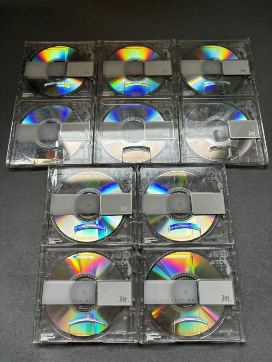 MD ミニディスク minidisc 中古 初期化済 TDK m. ホワイト 80 10枚セット /【Buyee】 Buyee ...