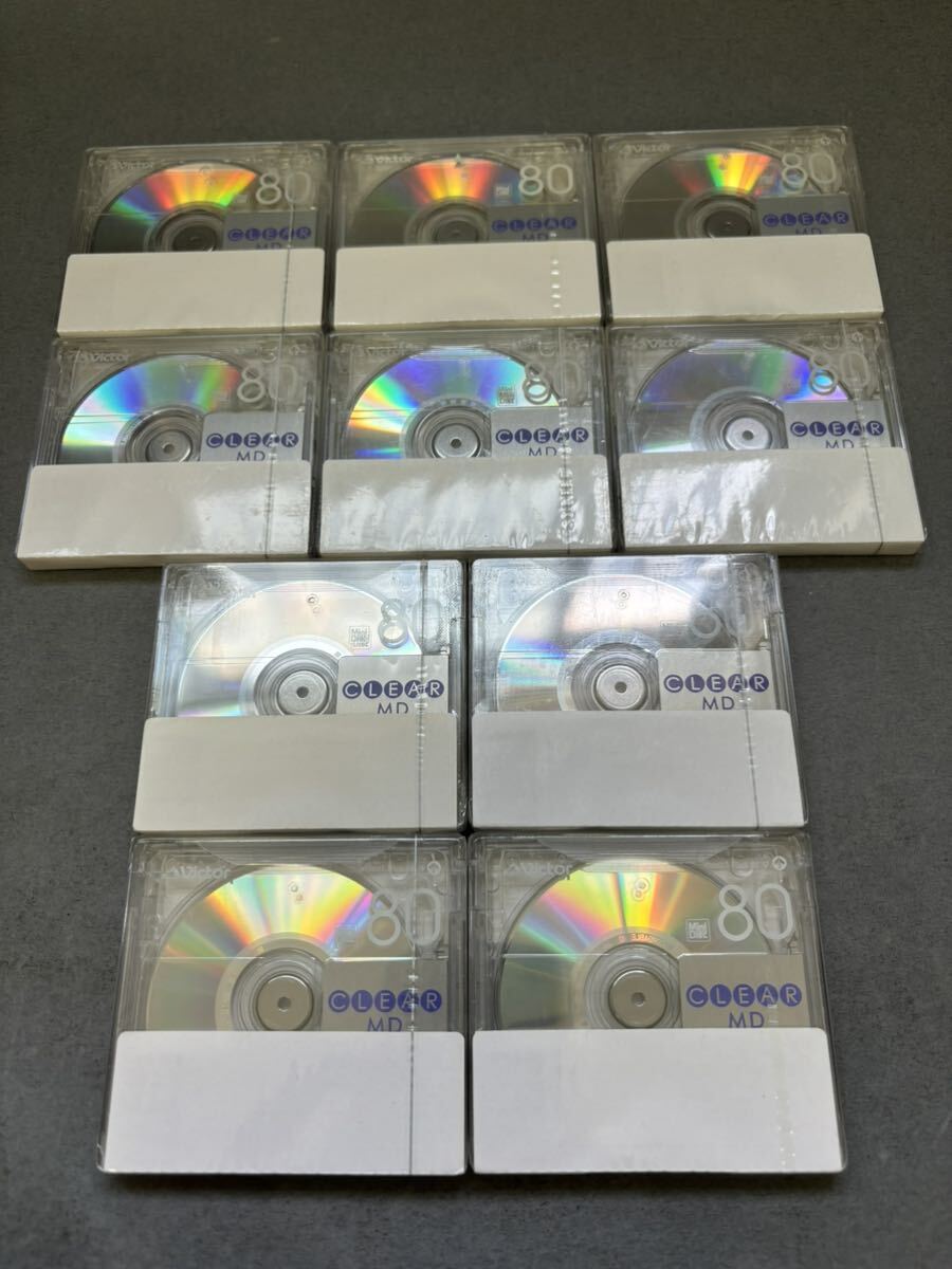 未使用品 MD ミニディスク minidisc Victor ビクター CLEAR 80 10枚セット /【Buyee】 Buyee ...