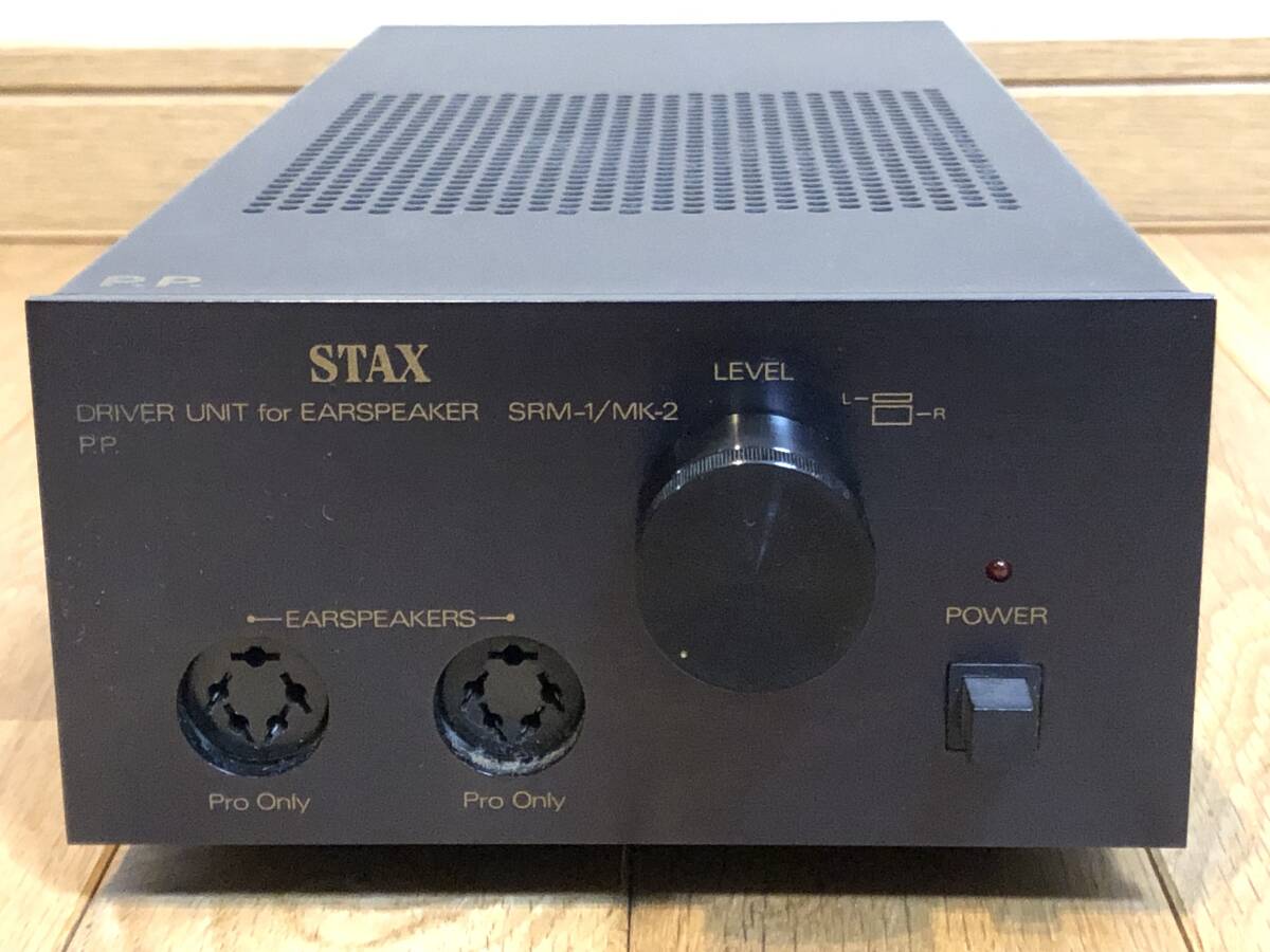 即決/送無 STAX スタックス SRM-1 MKⅡ P.P. 特別限定品 単結晶=PCOCC/アズキャスト単線 A級動作/バランス増幅/DC ...