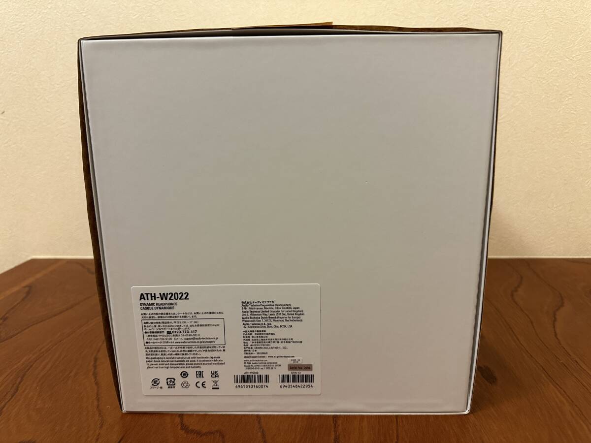 【希少】 audio-technica オーディオテクニカ ATH-W2022 ヘッドフォン 世界限定100台 60周年記念モデル 【シリアル10番台】 /【Buyee】 Buyee ...