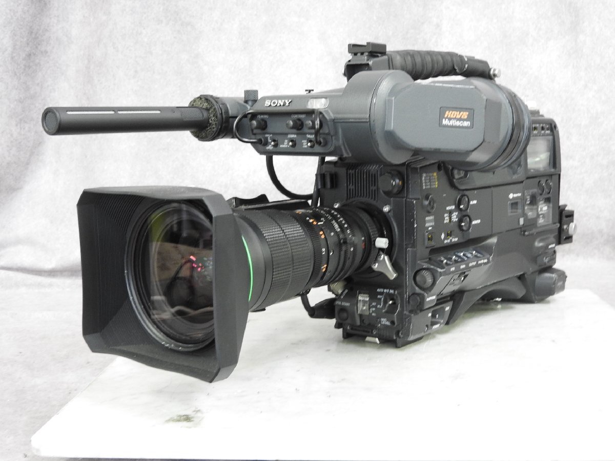 SONY ソニー HDW-F900R HDCAMカムコーダー レンズ/Canon J8×6B4 KRS A NX12 + マイク/SONY ...