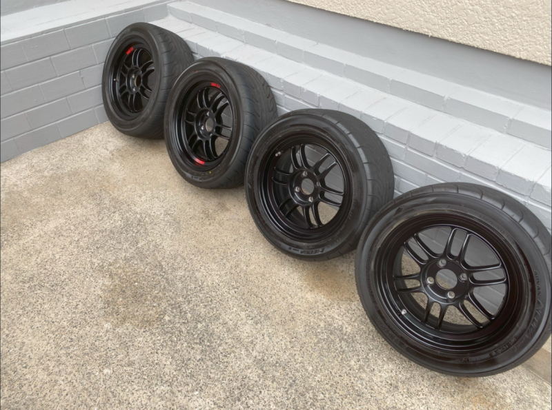 エンケイ ENKEI RPF1 15インチ 7J +35 4穴 PCD100 マットブラック4本 ADVAN AD08R 205/50R15 4本 /【Buyee】 Buyee ...