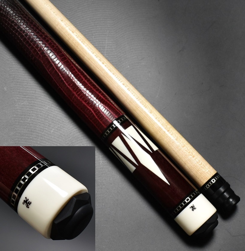 LEGEND Adam cues パープルハート リザード本革 10山 特注品 ジョイントプロテクター付属 /【Buyee】 Buyee ...