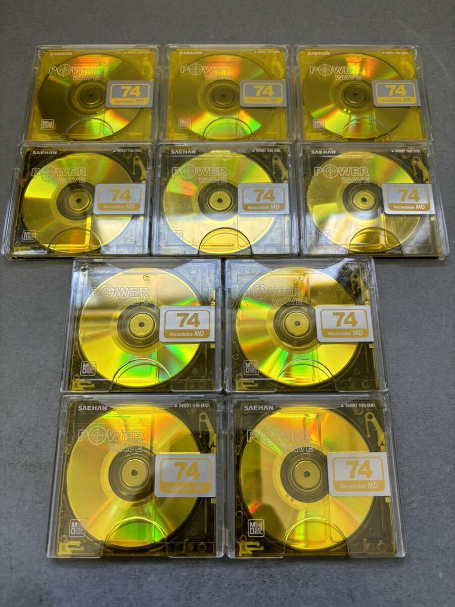 MD ミニディスク minidisc 中古 初期化済 SAEHAN POWER WAVE 74 イエロー 10枚セット /【Buyee ...