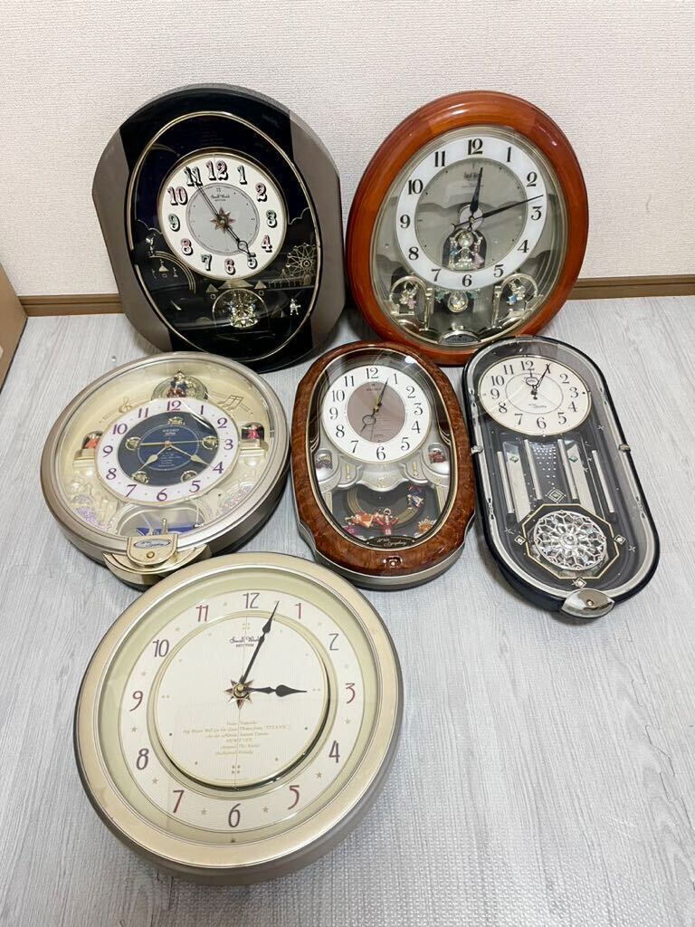 からくり時計 リズム時計 スモールワールド 4MH751RH 4MH754 SEIKO セイコー RE555S AM213B AM231K ...
