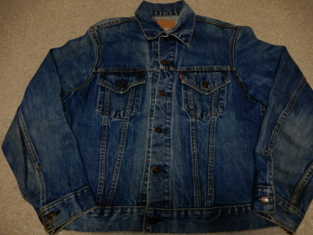 希少 60's LEVI'S 70505 BIGE デニム JACKET ビンテージ オリジナル ( リーバイス 501XX 507XX 506XX 大戦 T-BACK ビッグE 557XX ...
