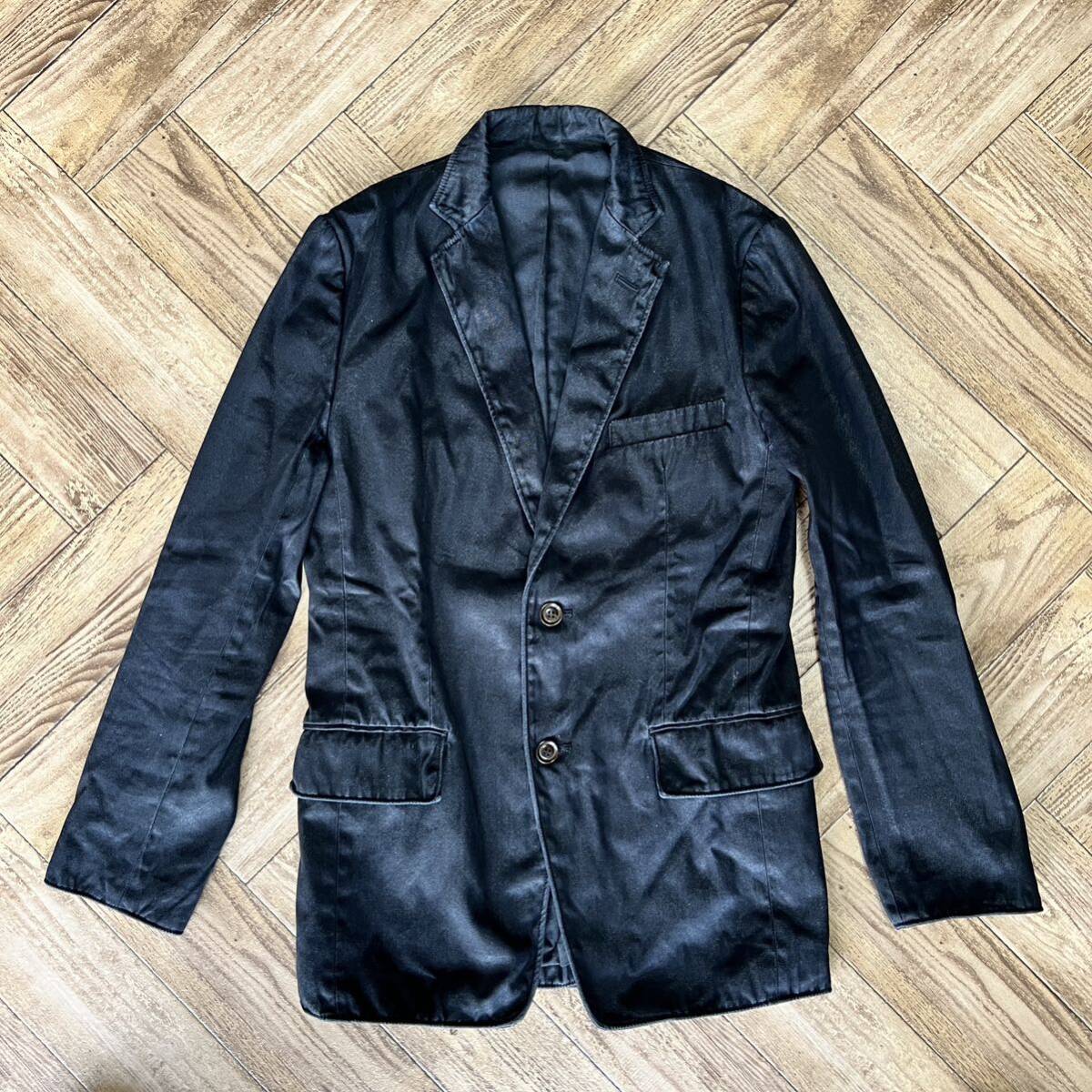 SHELLAC リネン・コットン テーラードジャケット ブラック サイズ:46 / シェラック Mサイズ 春・秋 /【Buyee】 Buyee ...
