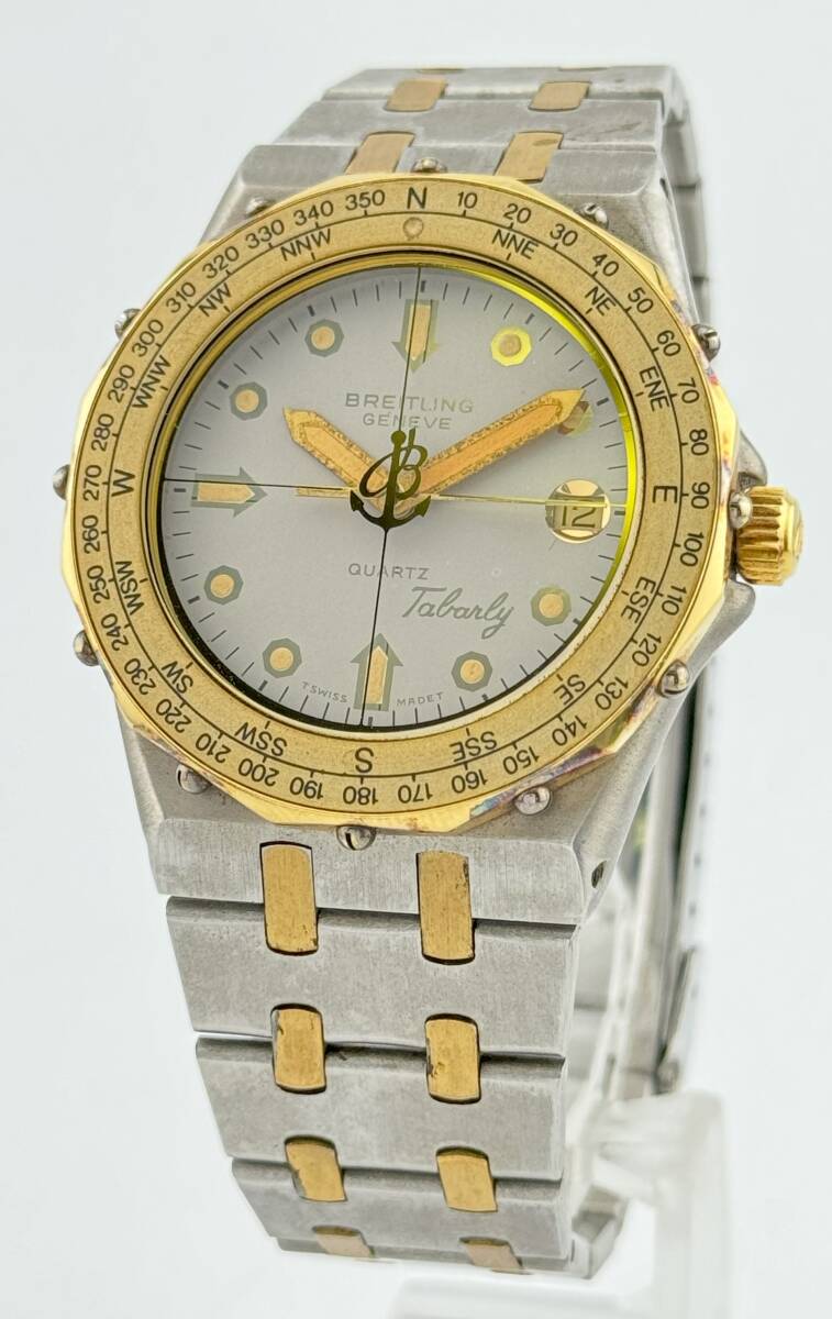 「ブライトリング 1円～」 「BREITLING」 80770 タバリー デイト 腕時計 クォーツ メンズ L99T49 /【Buyee】