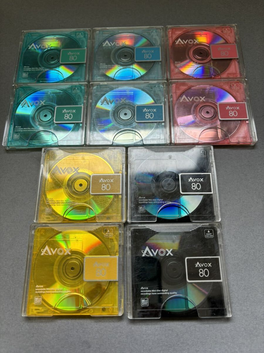 MD ミニディスク minidisc 中古 初期化済 AVOX 80 10枚セット 記録媒体 /【Buyee】 Buyee ...